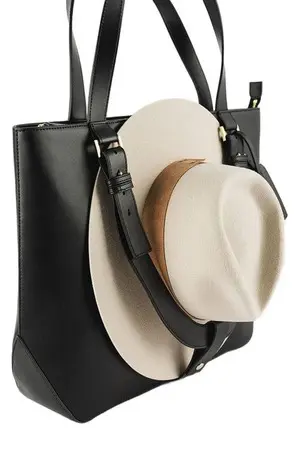 Gigi Pip Hayes Hat Carrying Tote - Black