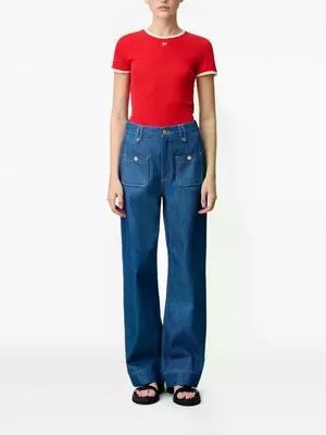 Claudie Pierlot Fine-knit T-shirt