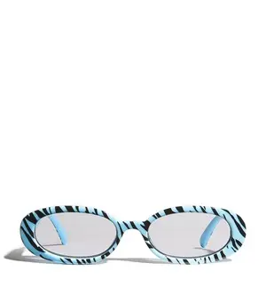 Le Specs Le Specs Oval Sunglasses Blue