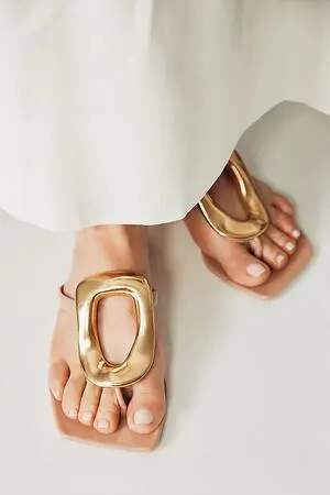 Jeffrey Campbell Jelly Linques Sandals Beige