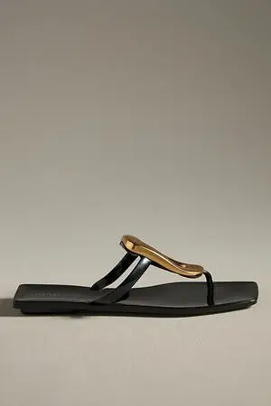 Jeffrey Campbell Jelly Linques Sandals - Black