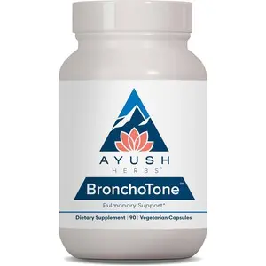 AYUSH HERBS Bronchotone 90 Capsules - One-color