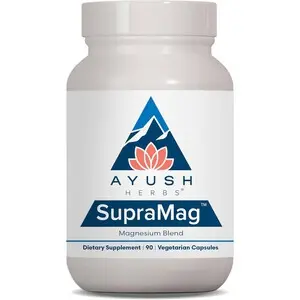 AYUSH HERBS Supramag 90 Capsules - One-color