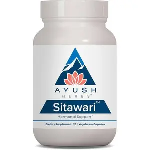 AYUSH HERBS Sitawari 90 Capsules - One-color