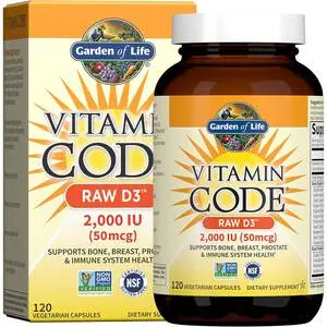 GARDEN OF LIFE Vitamin Code Raw D3 2000iu - One-color