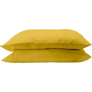 ETTITUDE Clean Lyocell & Hemp Pillowcase Set - Honey