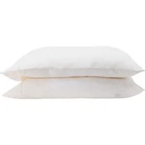 ETTITUDE Clean Lyocell & Hemp Pillowcase Set - Stone