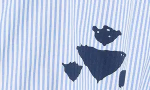 NIC+ZOE Stamped Stripe Button-up Shirt