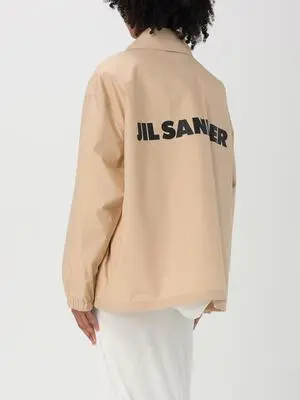 JIL SANDER Jacket With Logo Detail - Beige