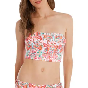 Helen Jon Midi Bandeau Bikini Top - Jungle De Rio