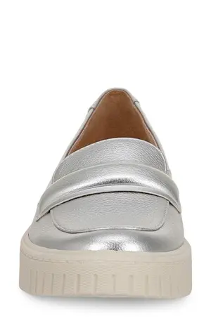 LIFESTRIDE Geneva Platform Sneakers - Silver