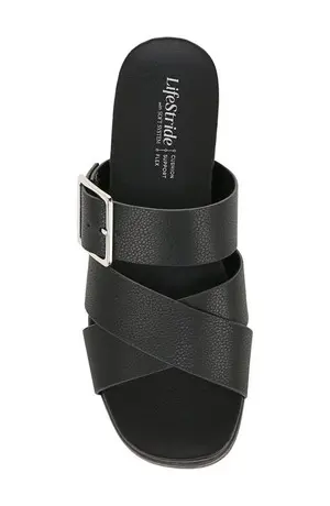 LIFESTRIDE Getaway Platform Slide Sandal