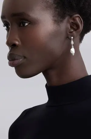 Lagos Luna Keshi Pearl Drop Earrings
