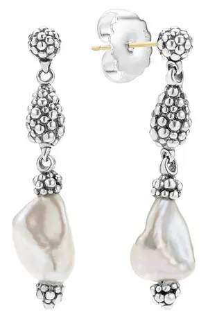 Lagos Luna Keshi Pearl Drop Earrings