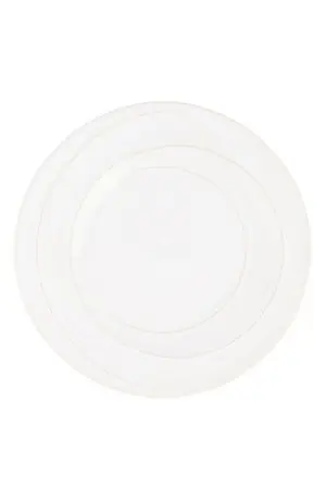 VIETRI Luna Canape Plate - White