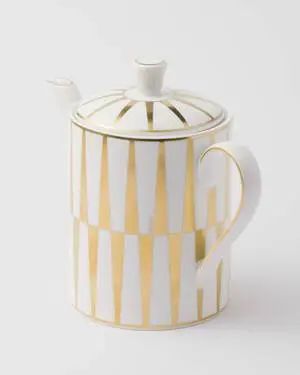 Prada Porcelain Coffee Pot Stripes