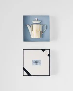 Prada Porcelain Coffee Pot Stripes