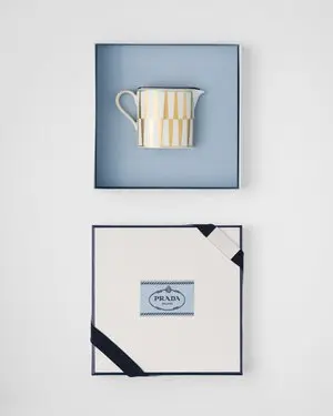 Prada Porcelain Milk Jug Stripes
