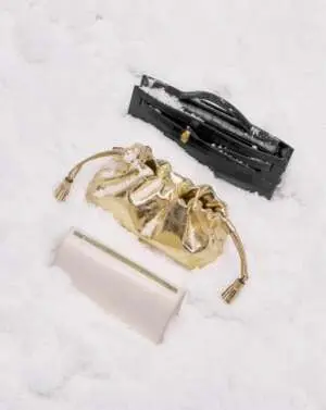 Veronica Beard Dash Clutch - Black Croc