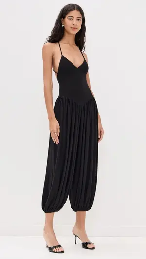 Norma Kamali Kenny Jumpsuit - Black