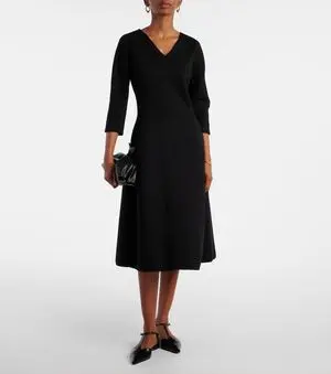 Max Mara Midas Jersey Midi Dress