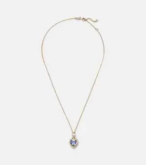 FOUNDRAE 18kt Yellow Pendant Necklace With Tanzanite - Gold