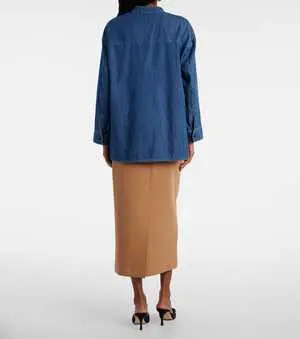 Max Mara Unito Denim Top