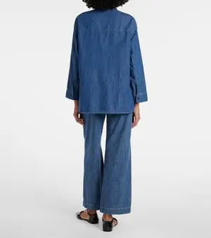 Max Mara Unito Denim Top