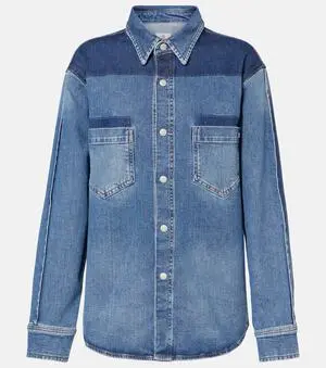 Ag Monaco Patchwork Denim Shirt