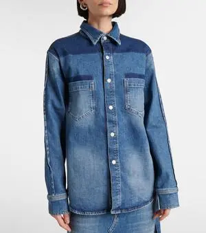 Ag Monaco Patchwork Denim Shirt