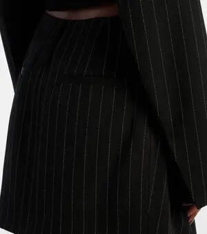 Sportmax Ragno Pinstripe Mini Skirt