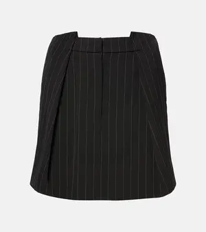 Pinstriped Skirts