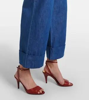 Valentino Garavani High-rise Wide-leg Jeans