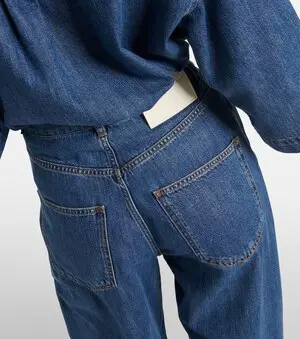Valentino Garavani High-rise Wide-leg Jeans