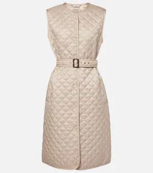 Max Mara Lauren Belted Quilted Coat