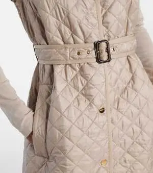 Max Mara Lauren Belted Quilted Coat