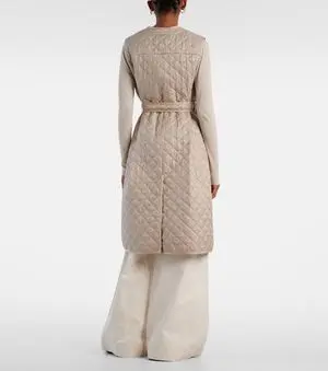 Max Mara Lauren Belted Quilted Coat