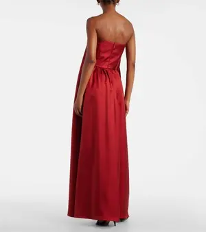 Max Mara Edda Strapless Gown