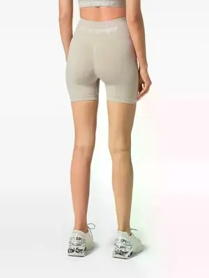 PLEIN SPORT Seamless Cycling Shorts - Neutrals