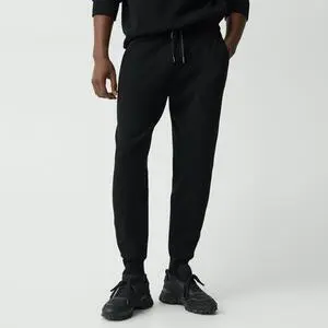 Theory Drawstring Jogger In Fine Bilen - Black