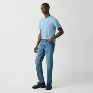 Theory Raffi Stretch Denim Jeans - Mid Blue