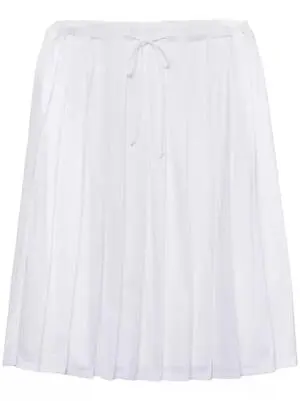 Prada Pleated Midi Skirt