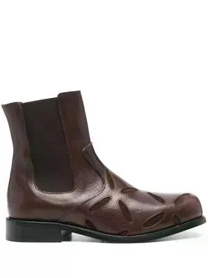 STEFAN COOKE Slashed Boots - Brown