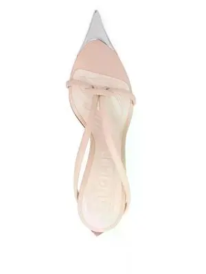 MUGLER 105mm Knotted Fang Sandals