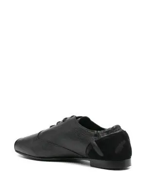 STEFAN COOKE Slashed Dancer Derby Shoes - Black