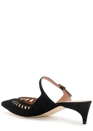 MALONE SOULIERS Bardot 40 Suede Mules