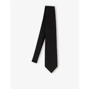 Sandro Jacquard Silk Tie - Noir / Gris