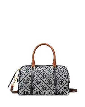 Tory Burch Mini T Monogram Barrel Bag - Navy