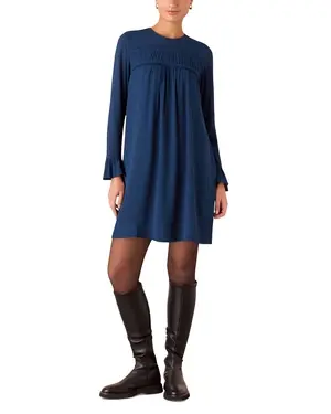Whistles Jemma Ruched Panel Mini Dress