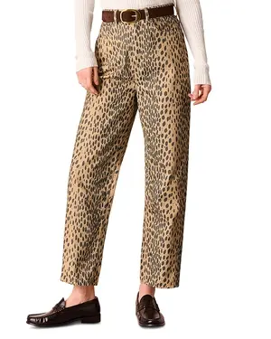 Whistles Animal Print Bottoms For Women